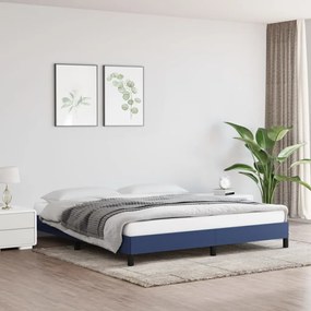 Rám postele modrá 180x200 cm textil,  346742 HangarStore.cz