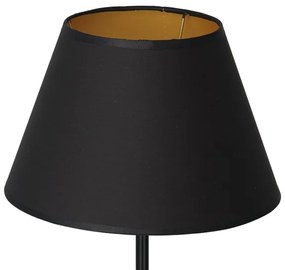 Stolní lampa ARDEN 1xE27/60W/230V pr. 30 cm černá/zlatá