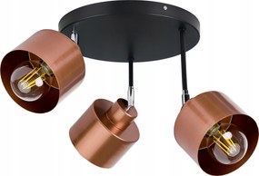 Lampa stropní svítidlo pohybující se vysokým stropem loftový lustr měď