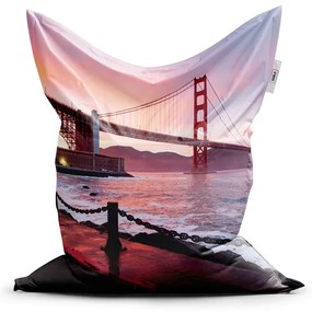Sablio Sedací vak Classic Golden Gate - 200x140 cm