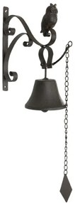Litinový zvonek sovička - 22*10*50 cm