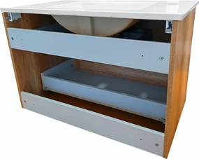 Comodo Koupelnová skříňka s keramickým umyvadlem Venis 80