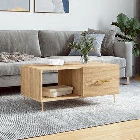 vidaXL Konferenční stolek 90 x 50 x 40 cm kompozitní dřevo [829200] Barva: kouřový dub