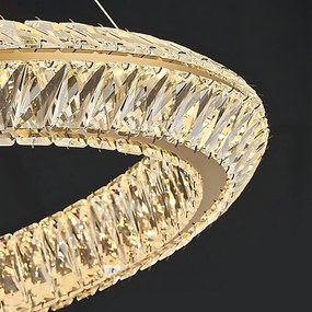 Toolight Toolight, LED stropní svítidlo 80cm, 45W, 4000K, APP1769-CP, zlatá, OSW-04347