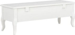 vidaXL TV stolek 100 x 35 x 35 cm dřevěný [280048] Barva: Bílá