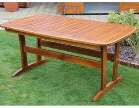 Dřevěný zahradní stůl RALEN malý - 152 cm - 3D5563
