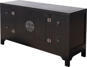 Komoda Modern 137x45x76cm black