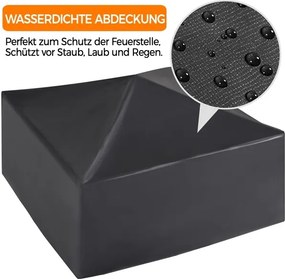 Zahradní ohniště Yaheetech – černá (265020778622)