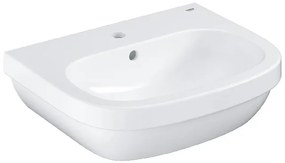 Grohe Euro Ceramic - Umyvadlo s přepadem, 55x45 cm, alpská bílá 39336000