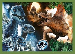 TREFL PUZZLE 4v1 Jurassic World Nebezpeční dinosauři 207 dílků skládačka tr34607