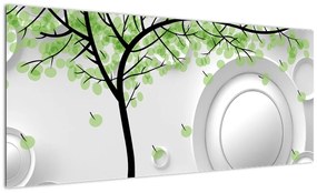 Obraz jarního stromu (100x40cm)