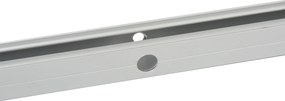 HOMCOM Skleněné posuvné dveře komplet posuvné dveře, pokojové dveře s madlem, jednostranně satinované, 2050x900mm| Aosom