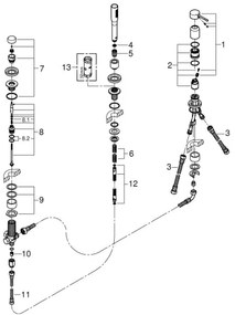 GROHE 19976001 - Vanová tříotvorová kombinace ESSENCE lesklý chrom