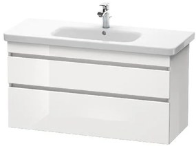 Duravit DuraStyle - Umyvadlová skříňka 61x113x45 cm, 2 zásuvky, lesklá bílá DS649502222