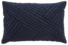 Modrý bavlněný polštář Södahl Amanda, 40 x 60 cm