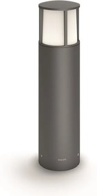 LED Venkovní sloupkové svítidlo Philips Stock 16466/93/P3 antracitové malé, 4000K