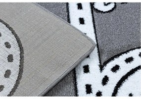 Dětský kusový koberec Ulice šedý 280x370cm