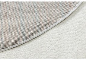 Dywany Luszczow Kusový koberec kulatý SOFTY Jednobarevný, krémová Rozměr koberce: 120 cm KRUH