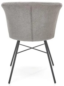 HALMAR K459 židle šedá