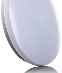 Stropní kulaté LED2 svítidlo Jota IP44 s čidlem Varianta: ø330 x 58 mm, 18 W, 1650 lm, bílá s čidlem