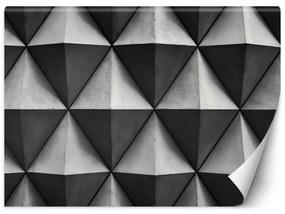 Gario Fototapeta Betonové geometrické trojúhelníky Materiál: Vliesová, Rozměry: 200 x 140 cm