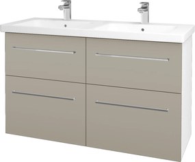 Dřevojas Koupelnová skříň BIG INN SZZ4 125 Varianta: N08 Cosmo / Úchytka T01 / N08 Cosmo