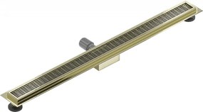 Mexen Flat M33 nerezový sprchový žlab 100 cm, zlatá, 1533100-15