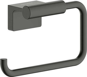 Hansgrohe AddStoris S - Držák toaletního papíru, kartáčovaný černý chrom 41788340