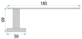 Rea Oste, držák na toaletní papír, chromová, REA-88048