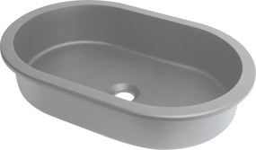 Deante Granite washbasin, undermount/inset, oval
