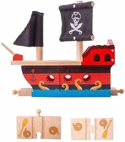 Bigjigs Rail Pirátská galéra / od 3 let