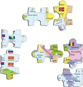 DINO Evropa politická mapa / 48 dílků / od 4 let