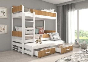 Patrová třílůžková postel QUEEN 180x80