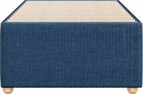 Rám postele bez matrací modrá 80x200 cm textil 3284899