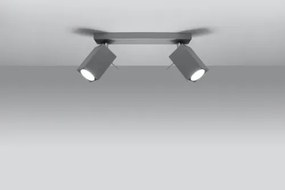 Bodové svítidlo SOLLUX Merida 2 GU10 2x40W bez zdroje SL.0456 šedá