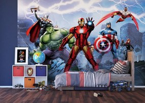 Dětská fototapeta na zed' Marvel Avengers, Disney | 360 x 254 cm | DFTD 2230