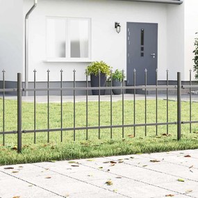 Zahradní plot WOERDEN 7 ks 11,9 x 0,6 m Práškově lakovaná ocel 3334128