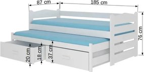 Postel dvojitá TIARRO 180x80