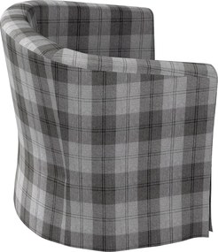 Potah na křeslo IKEA Ektorp Tullsta barva šedá látka pletený vzor, vzorované