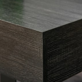 Konferenční stolek HOMCOM se zásuvkou a policemi, robustní ocelový rám, snadná montáž, moderní design do obývacího pokoje