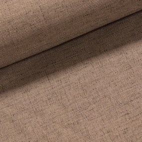 Českomoravská textilní dekorační závěs RODEN 55, jednobarevná světle hnědá, šířka 150cm (látka v metráži)