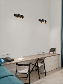 Designové stropní svítidlo Pogno 35 černé