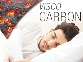 VISCOPUR Polštář VISCOPUR® VISCO CARBON proti stresu 40x60 cm - Hard - tuhý