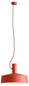 WEVER & DUCRÉ ROOMOR SUSPENDED 1.0 E27 Barva: Korálově Červená, Speciální typ: Shade 3.0 | 2.5m, Další parametry: Stínítko: Korálově Červená + Bílá T…