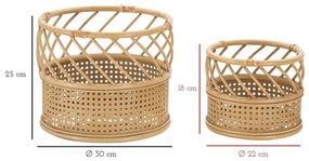 Kovové obaly na květináče v sadě 2 ks ø 30 cm Panama – Mauro Ferretti