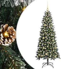 Umělý vánoční stromeček Zelená 150 cm PVC, plast a ocel 3395812