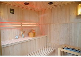 BPS-koupelny Finská sauna Relax  180x180, 5-6 osob