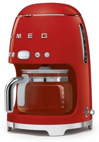 Kávovar na filtrovanou kávu 1,4l Smeg 50´s Retro Style, červený