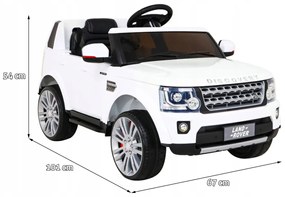 Dětské elektrické auto Land Rover Discovery Bílé