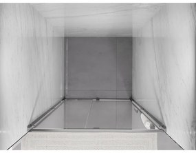 Mexen Exo, 1-křídlé dveře do otvoru 120x200 cm, 6mm čiré sklo, chromový profil, 819-120-000-01-00